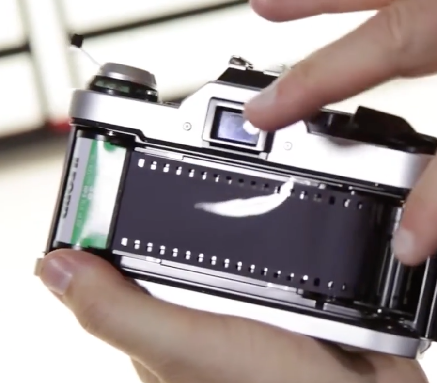 Loading 35mm Film - Photography by Ira Gardner